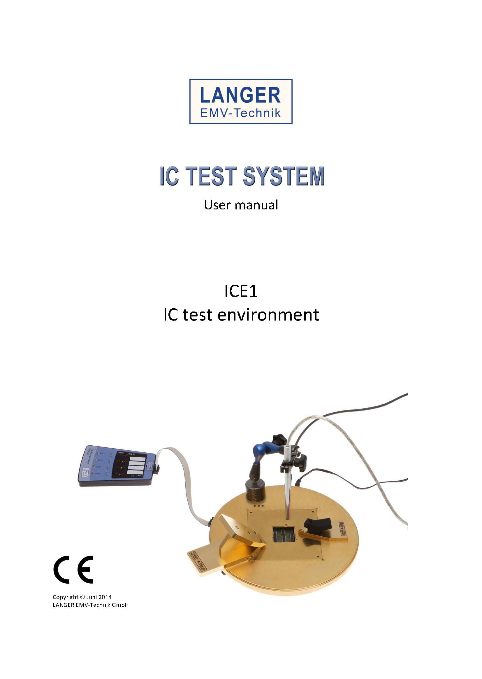 Langer EMV - ICE1 set, IC Test Environment