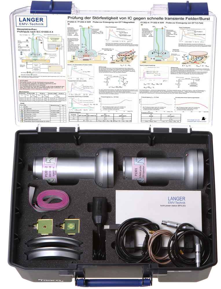 Langer EMV - P1202 / P1301 L-ESD set, ESD Feldeinkopplung Langer Puls H ...