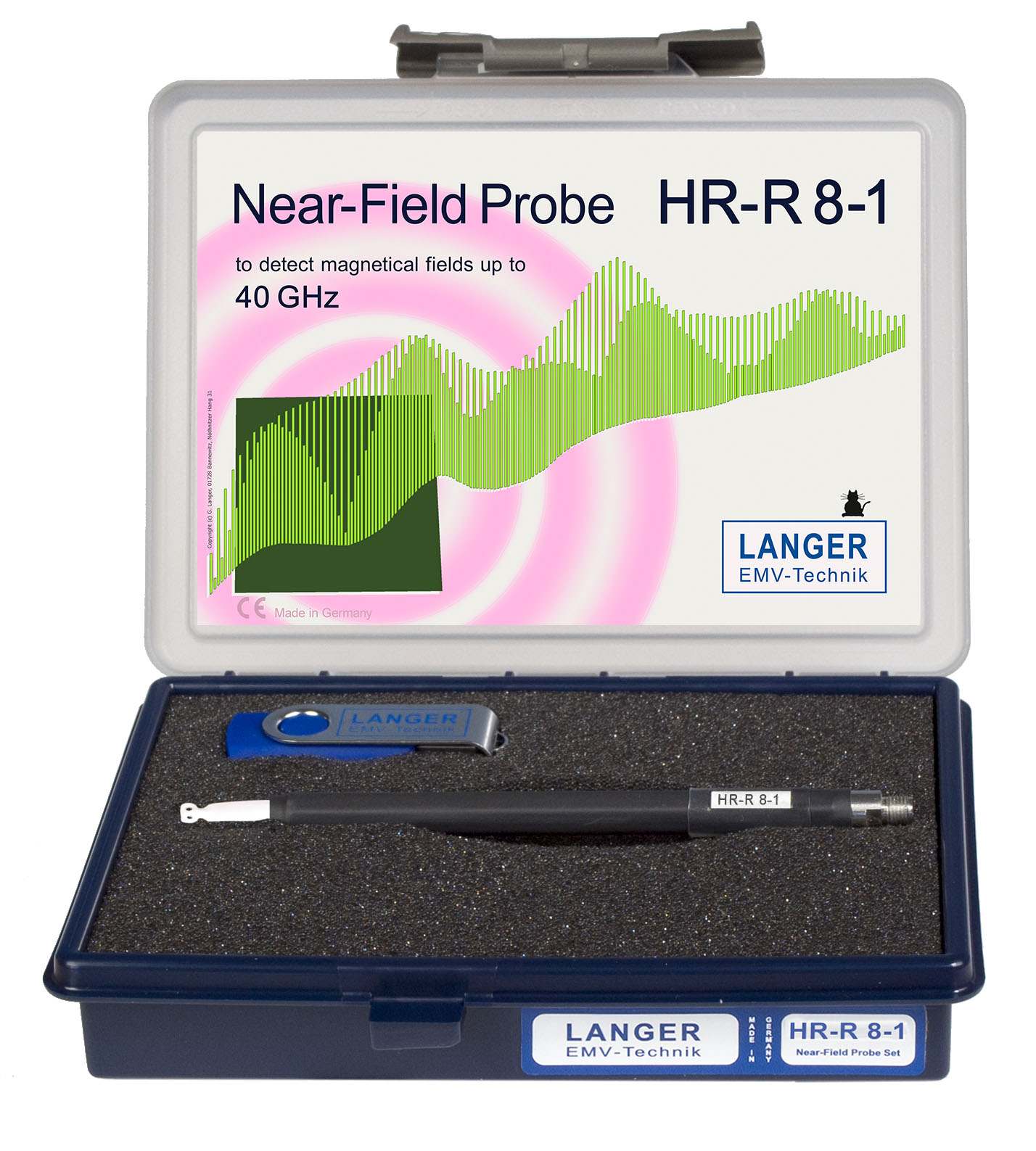 Langer EMV - HR-R 8-1 set, Near-Field Probe Set up to 40 GHz B-field