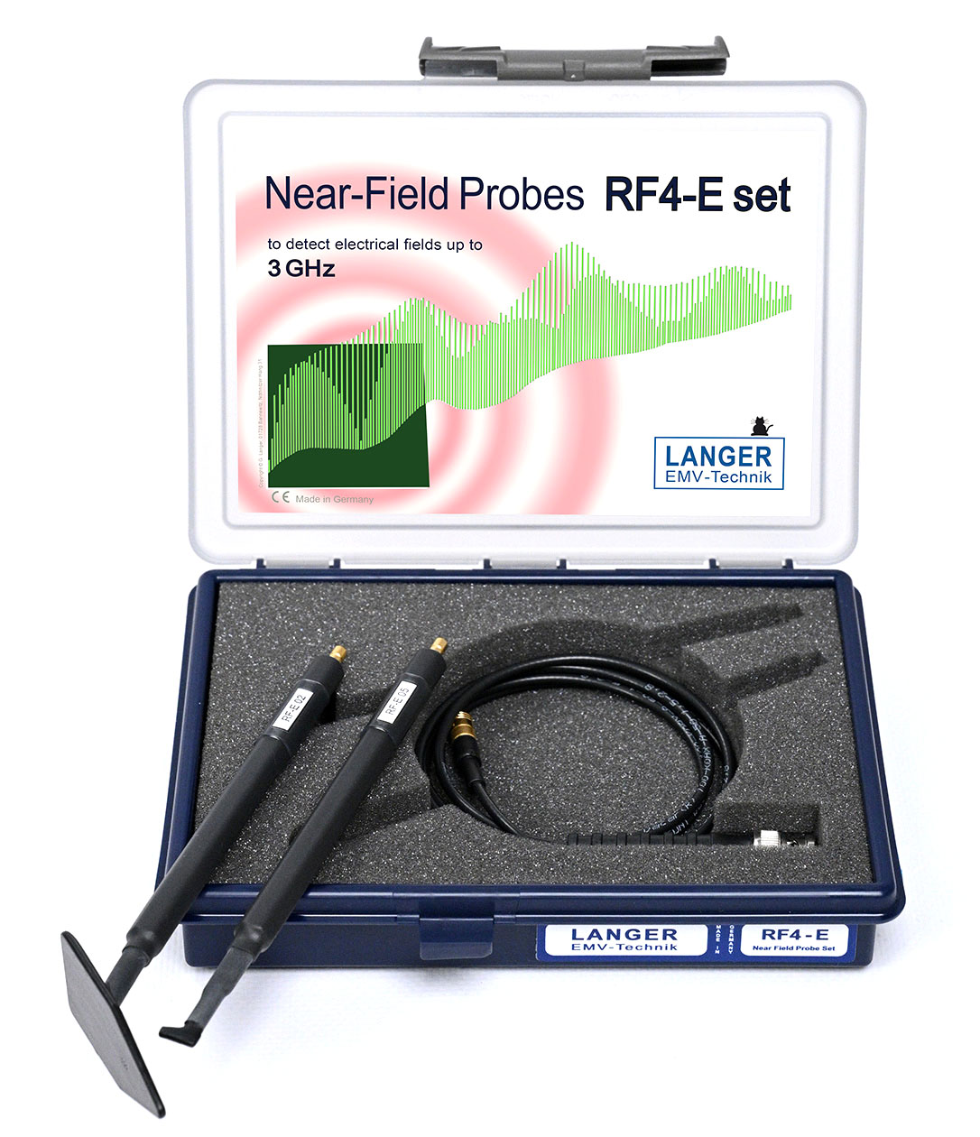 Langer EMV - RF4-E set, Near-Field Probes E-field 30 MHz up to 3 GHz