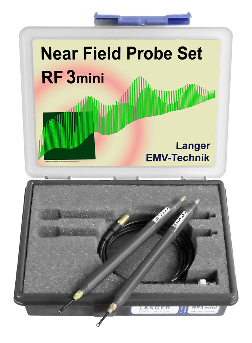 Langer EMV - RF3 mini set, Near-Field Probes 30 MHz up to 3 GHz